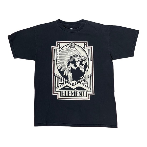 Element | Shirts | Element Shirt Skate Skateboard Bear Wolf Logo Short ...